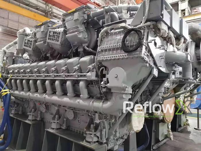 Mtu 20V1163Tb93 Marine Diesel Engines 7400 Kw 1300 Rpm 4 Brand New 20172019