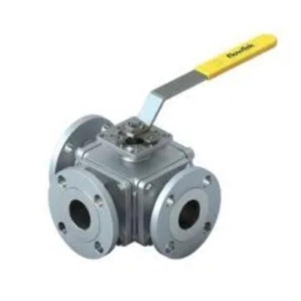 Bray Mpf Multiport Ball Valve 3Way4Way Flanged Full Port Iso Mount