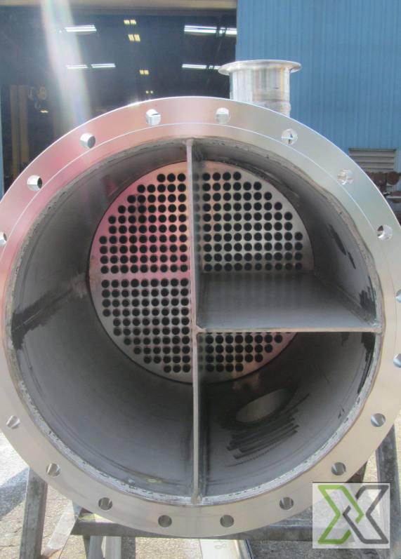 Heat Exchanger Pair Vertical 22 20 Dia 304Lss Full Vacuum Asme Code Crn ...